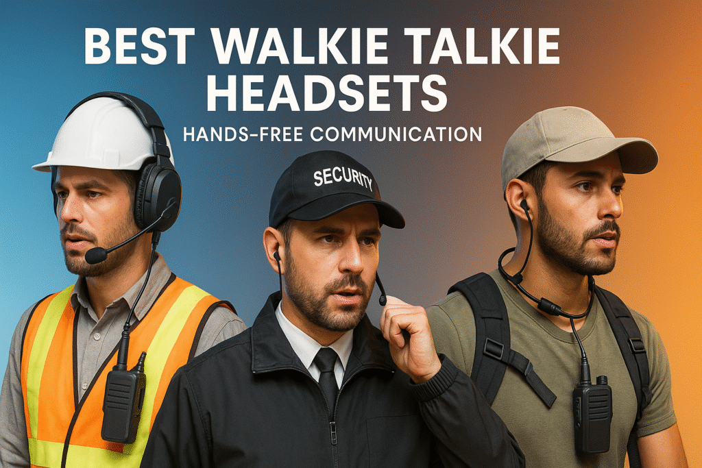 Best Walkie Talkie Headsets: Hands-Free Communication
